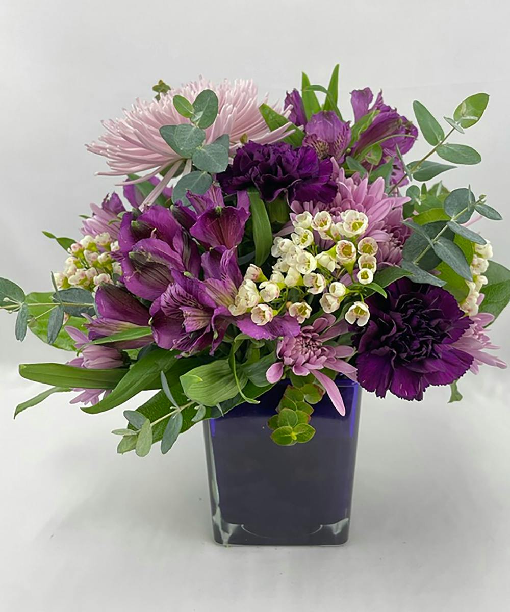 Purple Medley | Wayne (NJ) Same-Day Flower Delivery | Bosland's Flower Shop